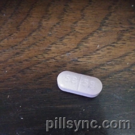 PINK OVAL M 58 59 - Metaxalone 800 MG Oral Tablet Pill Images