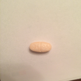 3605 V OVAL ORANGE - APAP 325 MG / hydrocodone bitartrate 7.5 MG Oral ...