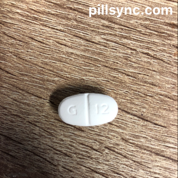 WHITE OVAL G 12 - metformin hydrochloride tablet film coated Pill Images