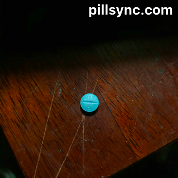 round blue OXY 5 score - Canada oxybutynin 5 mg Pill Images